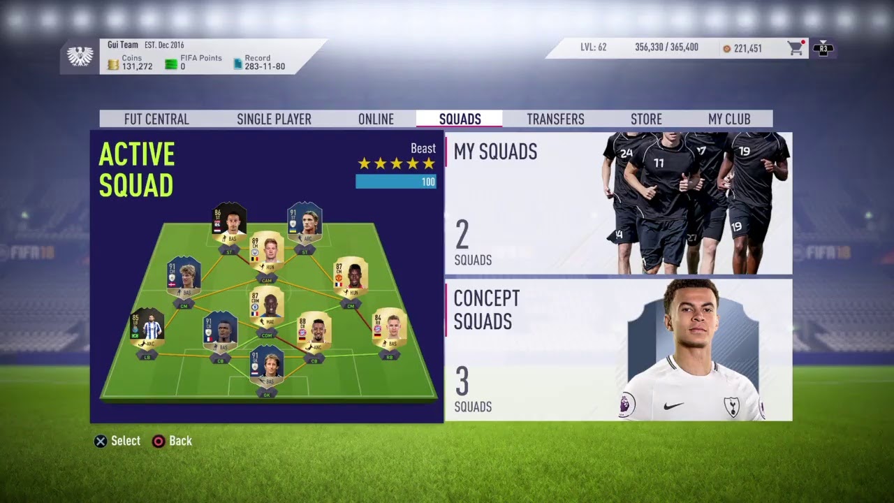 Fifa 18 UT rewards squad battles! - YouTube