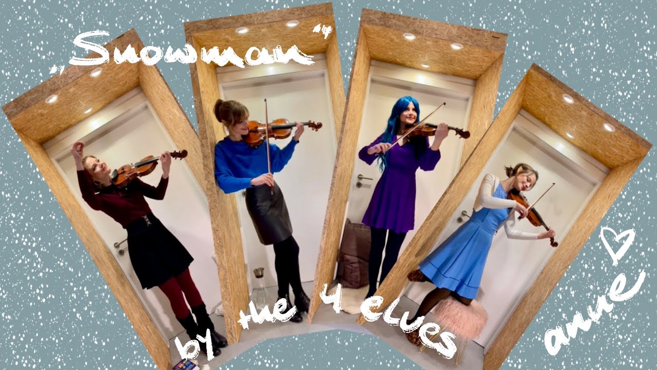 SNOWMAN - SIA - on Violin by anne #happy #violincover #music #elves # ...