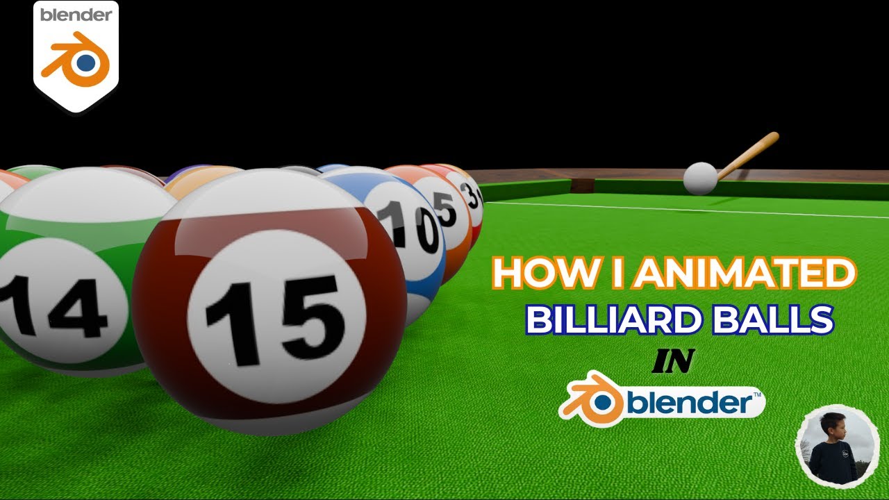 Blender Tutorial Part 2 | How to make Animated Billiard Balls in ...