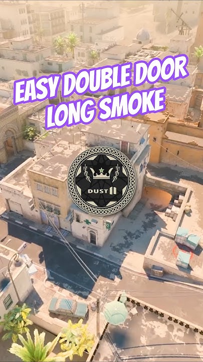 Fast & easy Dust2 long doors smoke – stops T-side rush dead | Thrown from CT spawn - YouTube