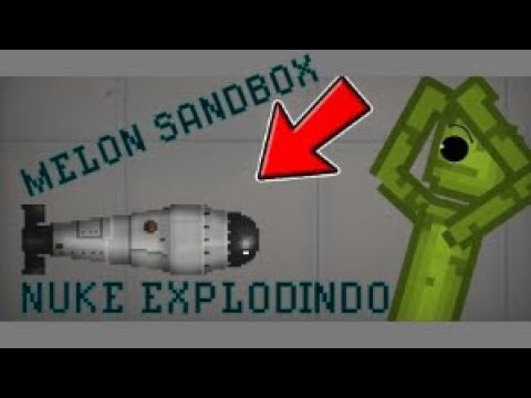 ☢️ DESTRUINDO TUDO com a BOMBA NUCLEAR no Melon Sandbox! ☢️ - YouTube