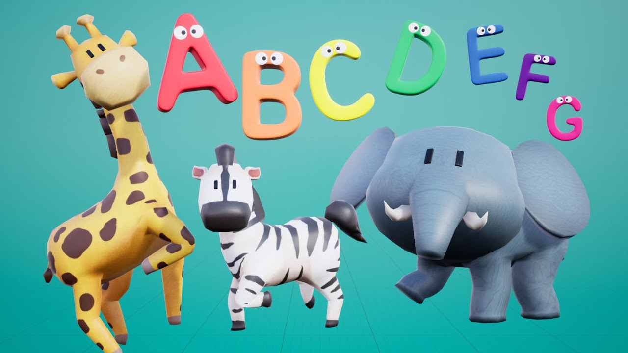 10분연속듣기 l ABC Song 동물들과 신나게 춤추며 알파벳송을 불러보아요 Nursery Rhymes for kids ...