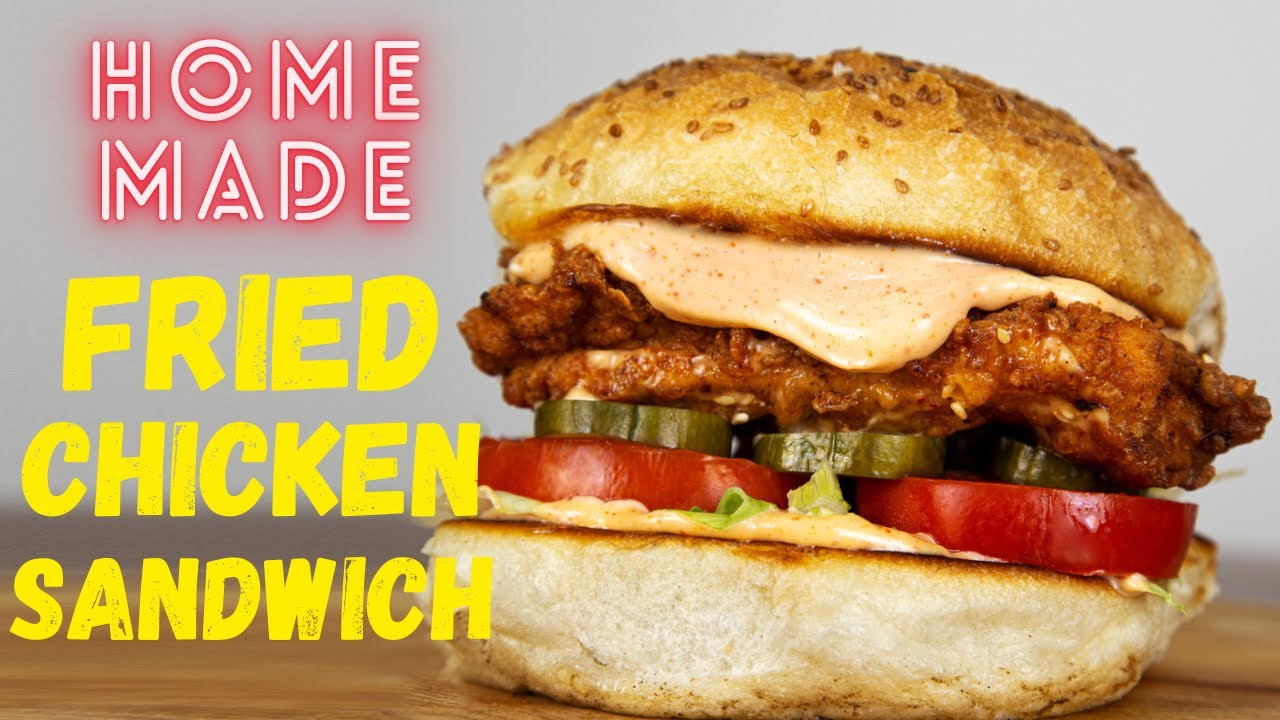 Make This Crispy Spicy Sesame Chicken Sandwich At Home ♦️ бутерброд ...