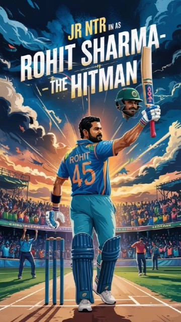 "ROHIT SHARMA: The Hitman | Ram Charan in & as Rohit Sharma | Biopic ...