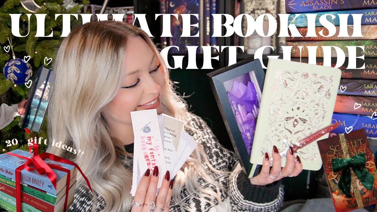 ultimate bookish gift guide!! + an exciting announcement 🎁📚 AD - YouTube
