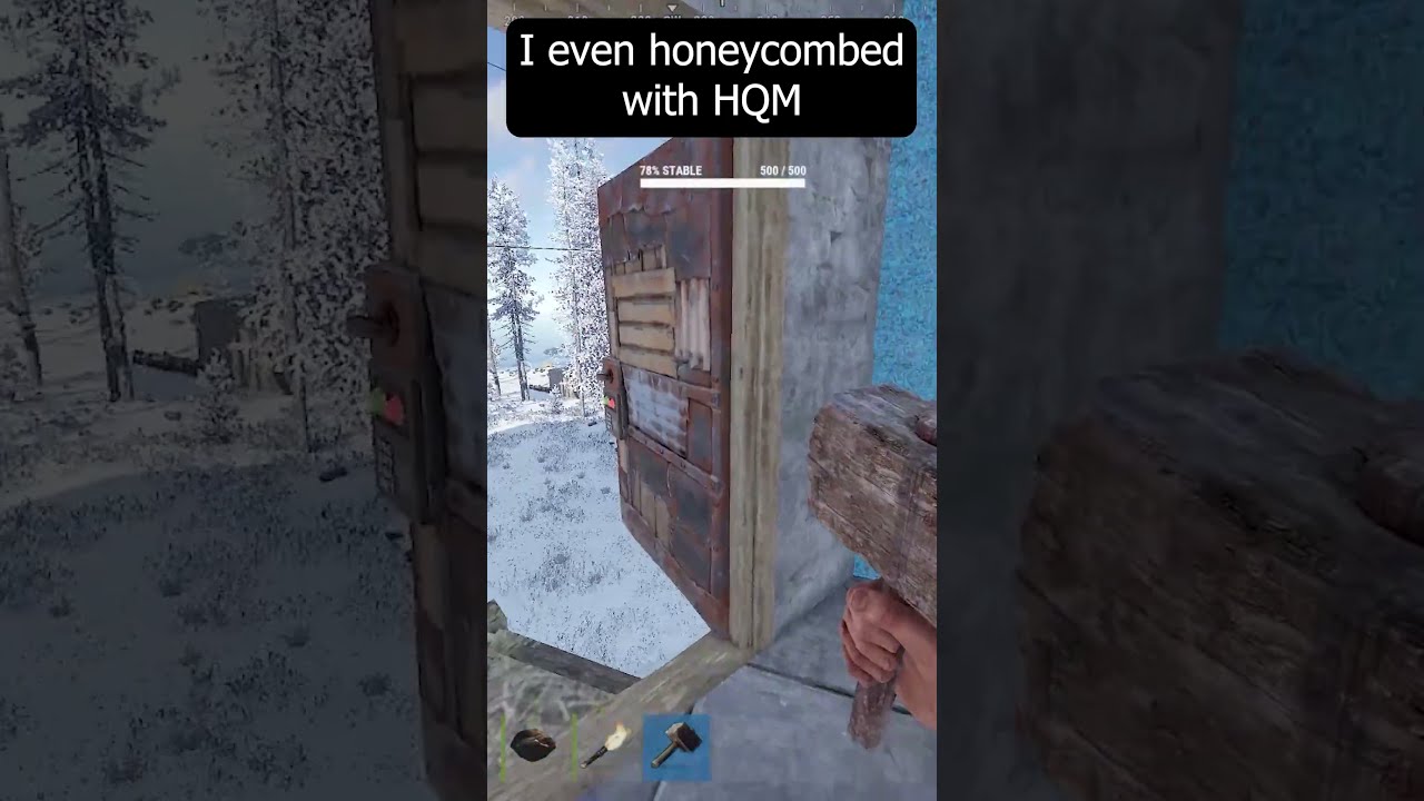 I made a stronger Rust cliff base design... #Shorts | Rust - YouTube