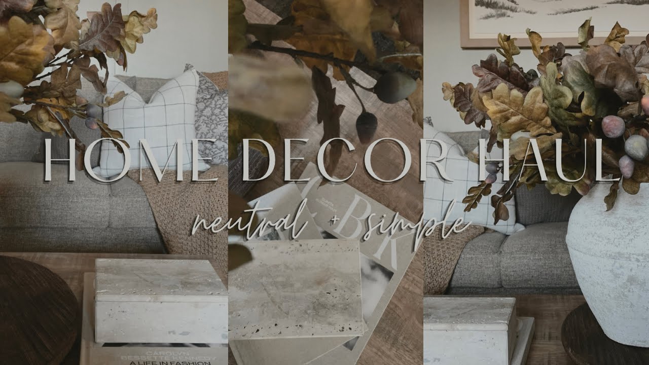 COLLECTIVE HOME DECOR HAUL + styling ideas - YouTube