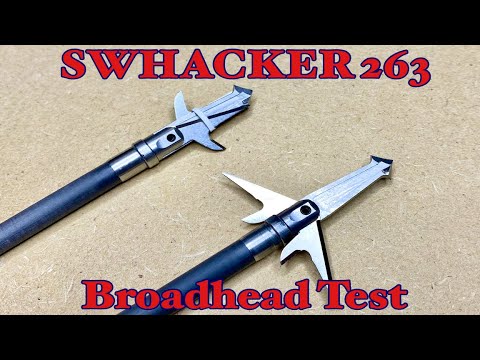 SWHACKER 263 Broadhead Test - YouTube