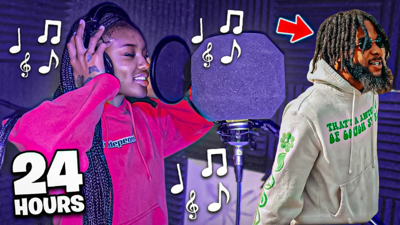 He Turned Me Into A Rapper For 24HOURS * we made a hit*🔥 - YouTube