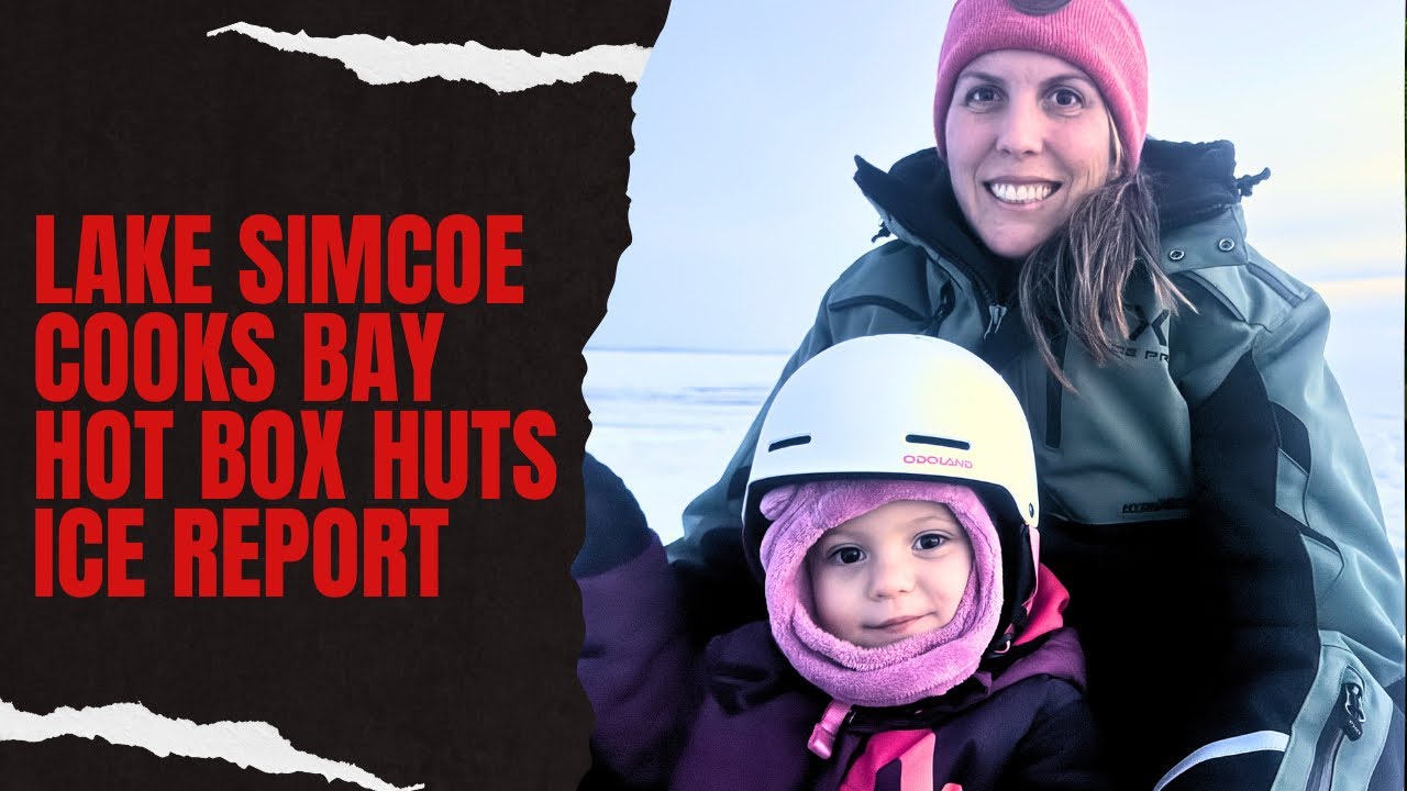 Cooks Bay Lake Simcoe Ice Conditions Reporting January 8th,2026 - YouTube