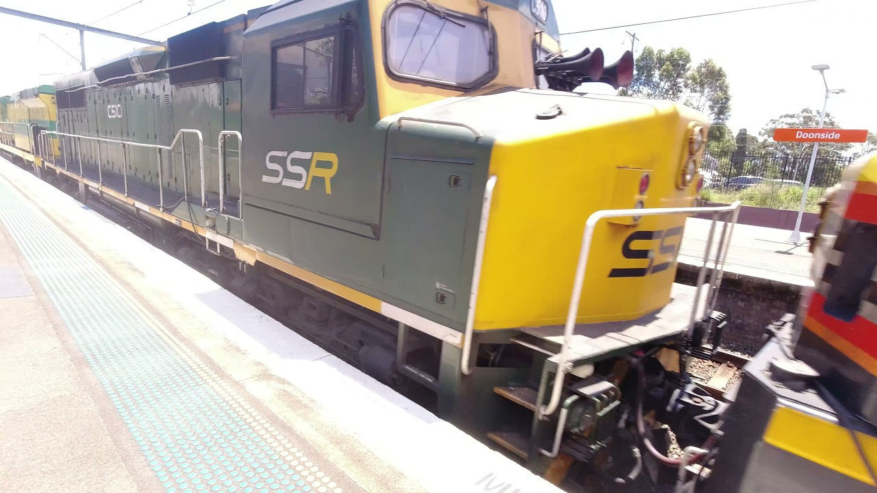 Callum's Train Vlogs - Doonside train station - SSR Fast Freight trains ...
