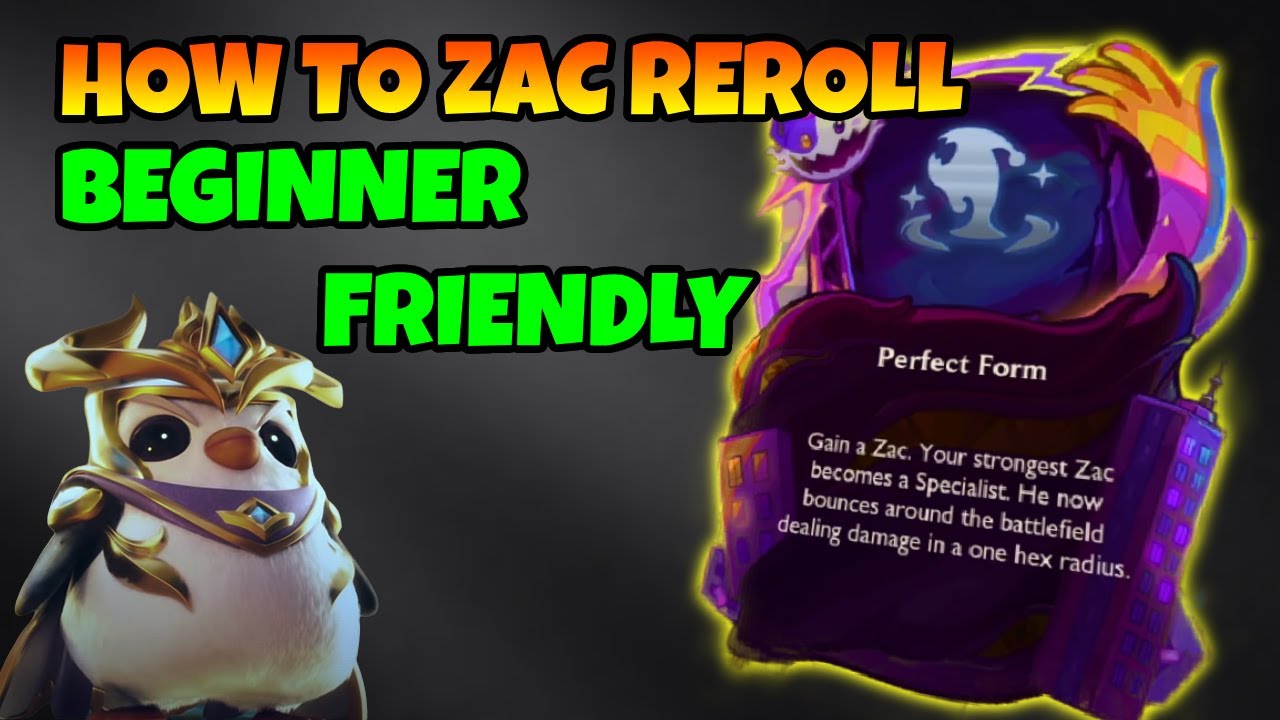 How to Play Perfect Form Zac in TFT SET 15 - YouTube