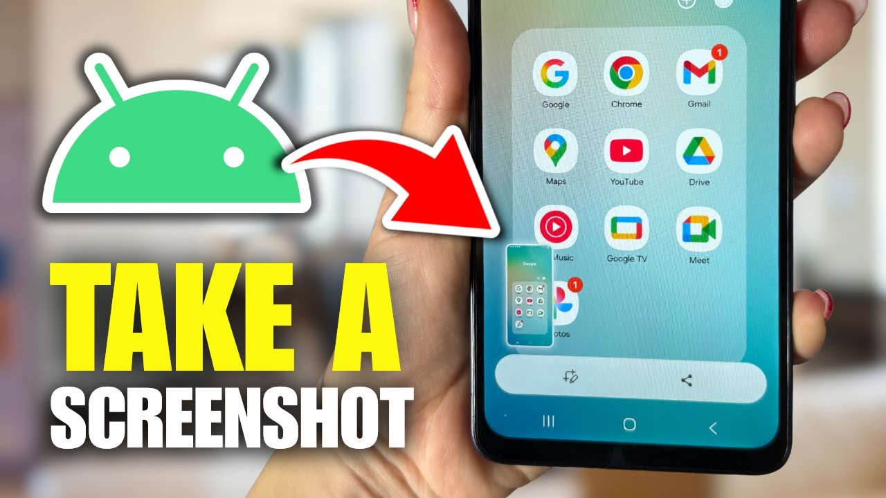 How To Take A Screenshot On Android Phone (Step By Step) - YouTube