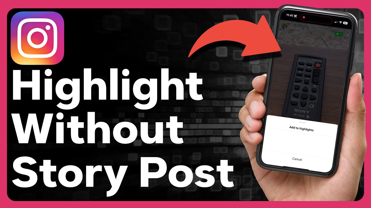 How To Add Instagram Highlight Without Posting To Story YouTube How To Add Instagram Highlight Without Posting To Story YouTube