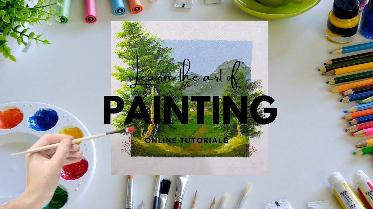 easy technique emboss painting acrylic🎨 on canvas handmade artwork by ...