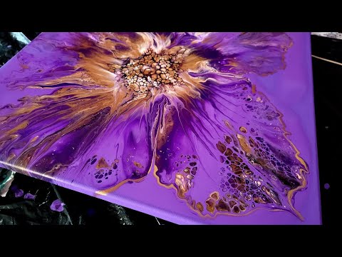 Why These Two Colors Dominate Beauty (Purple and Gold)#fluidart