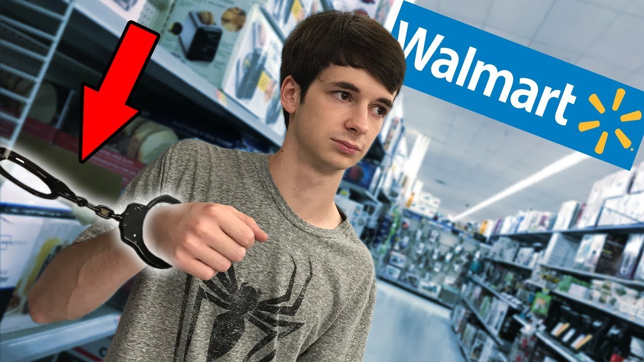 Handcuffed in Walmart ESCAPE Challenge!!! - YouTube