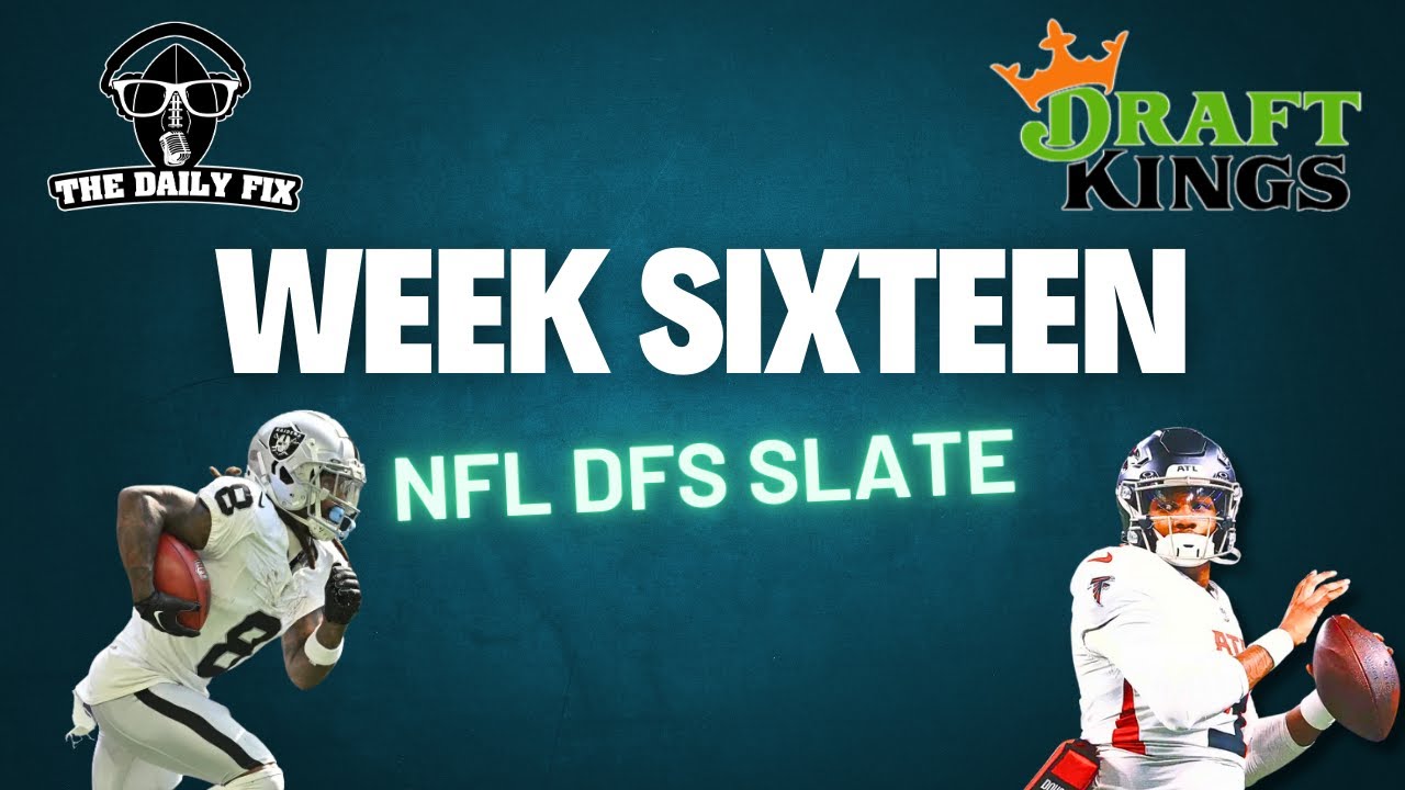 The Daily Fix | Week 16 NFL DraftKings DFS Plays of The Week - YouTube