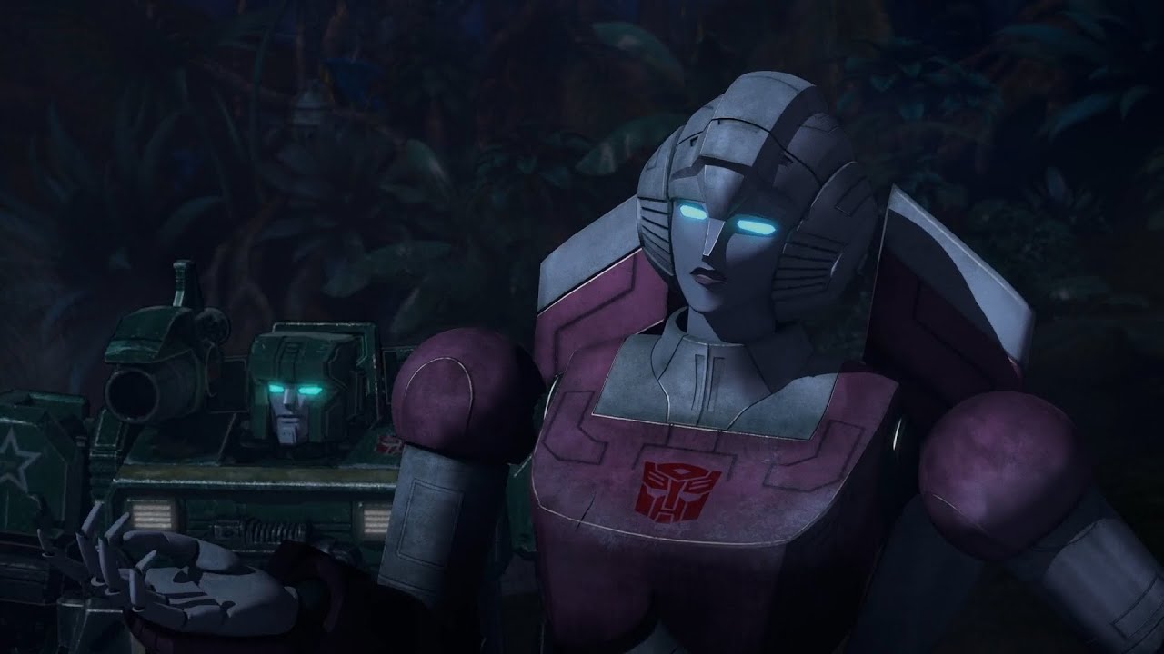 Transformers War for Cybertron Kingdom Arcee: "Los dejaste capturarte?" - YouTube