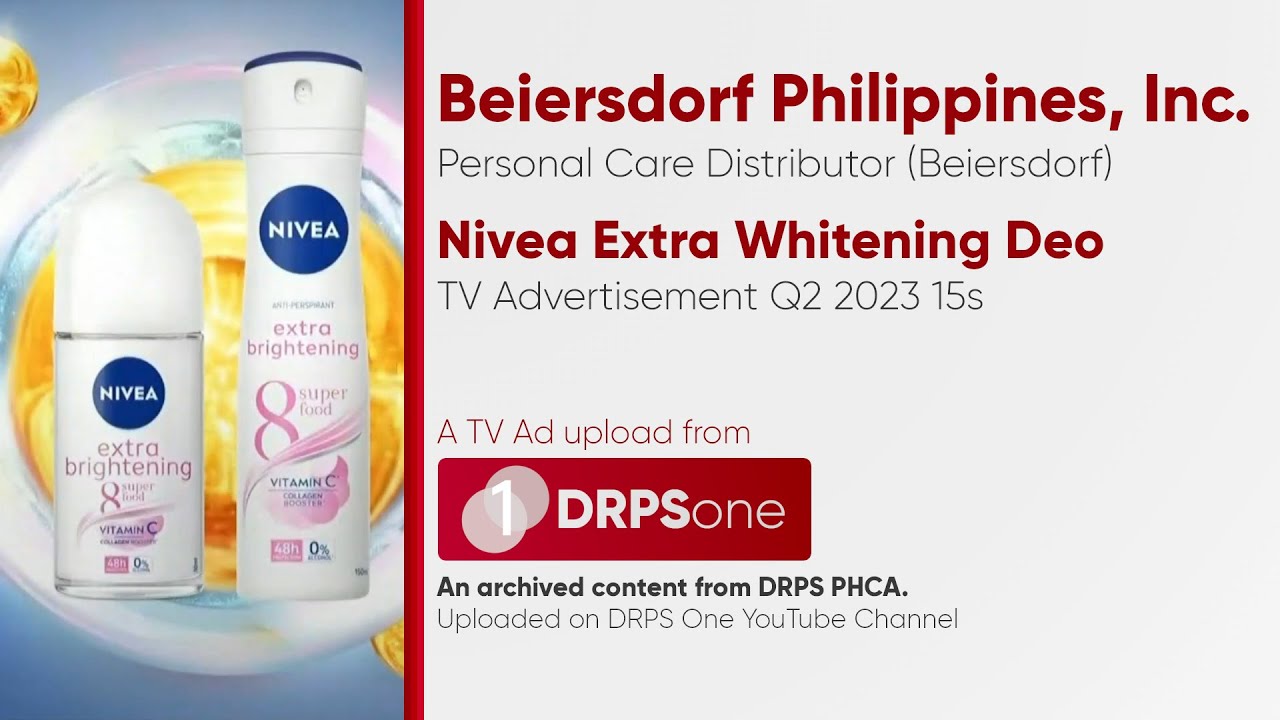 Nivea Extra Whitening Deo TV Ad Q2 2023 15s (Philippines) - YouTube
