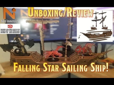 Icons of the Realms: Falling Star Sailing Ship Unboxing/Review | Nerd ...