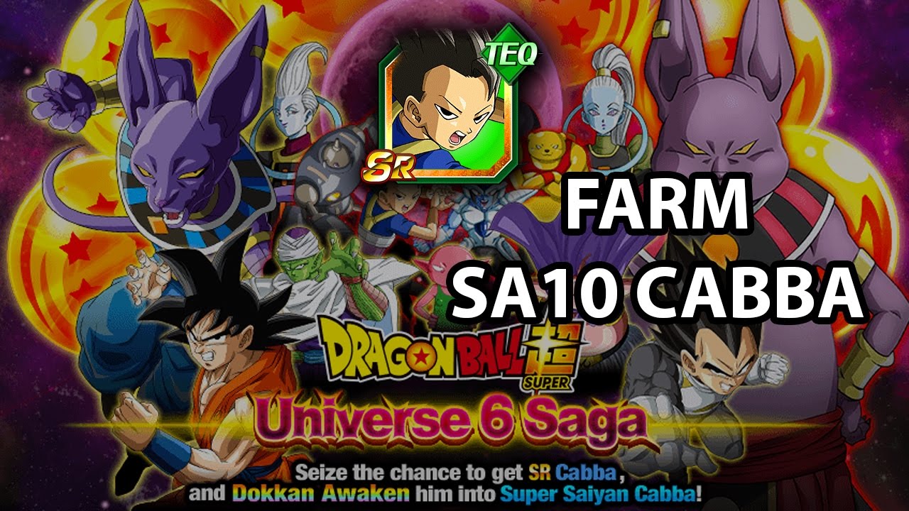 DBZ DOKKAN BATTLE - Universe 6 Saga CABBA SA 10 / Jak go zdobyć - YouTube