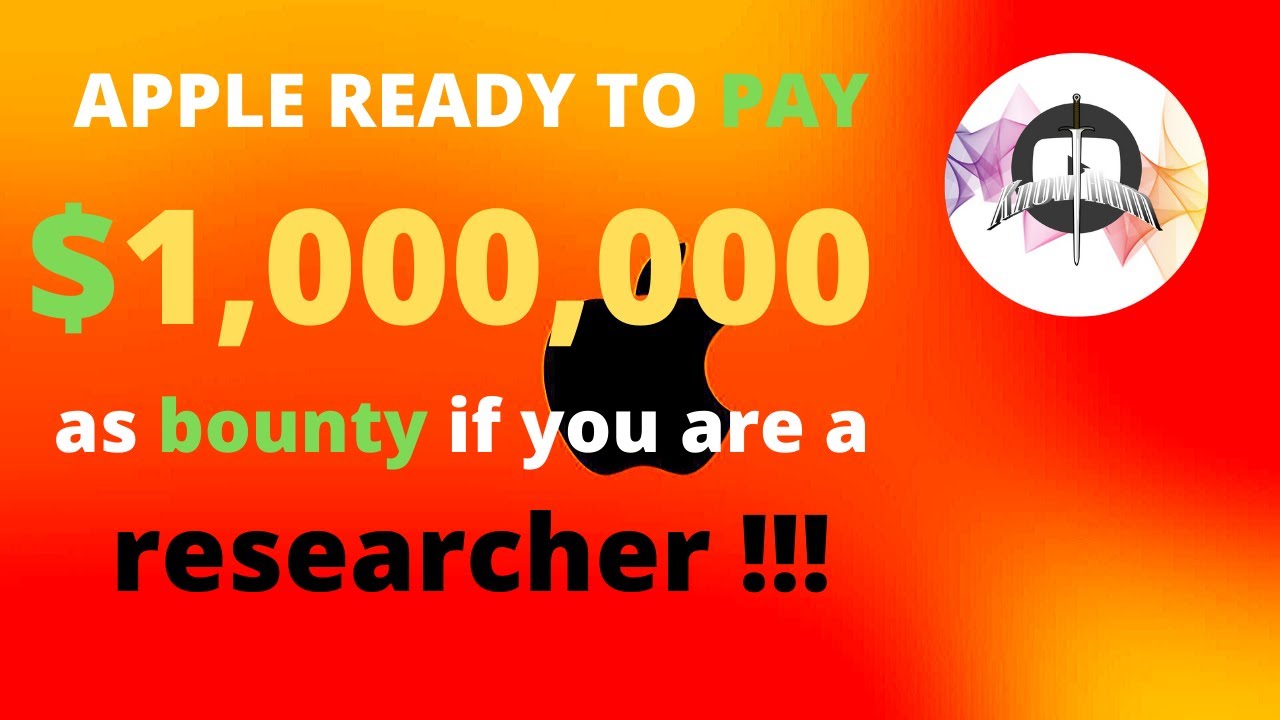 Apple's bounty program of $1 Million - YouTube