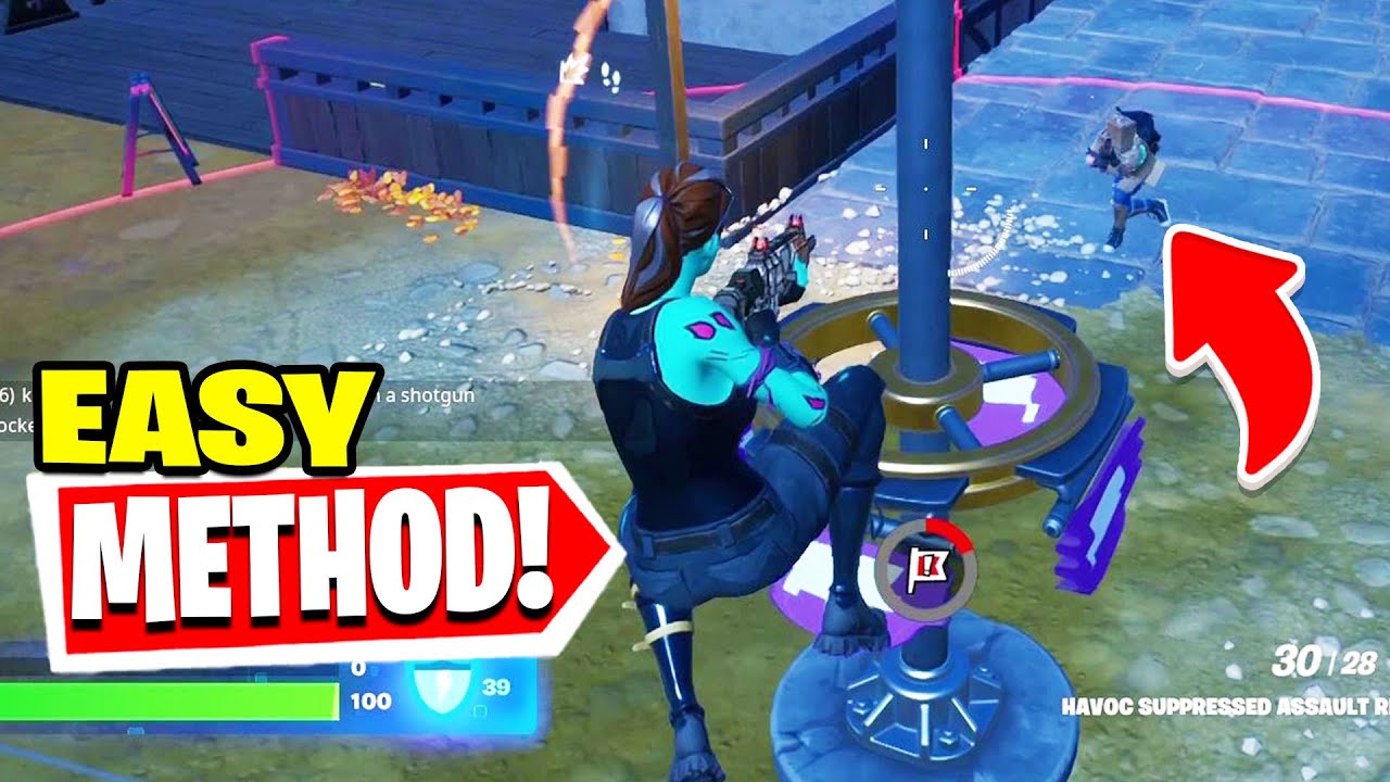 Deal damage while claiming a capture point Fortnite - YouTube