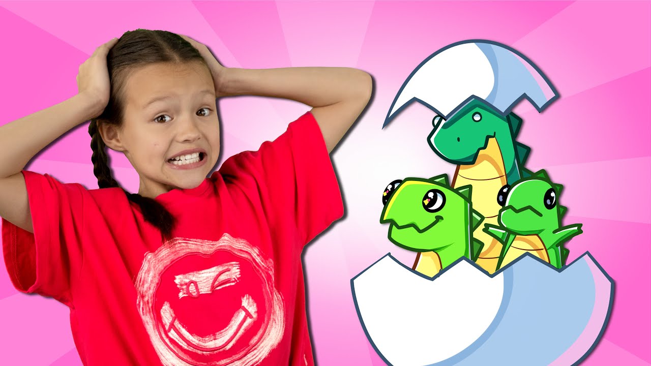 Five Dinosaurs Song | Kids Songs And Nursery Rhymes | Dominoki - YouTube