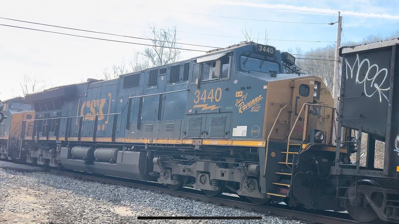 CSX Loaded Coal Spirit of Ravenna | Woodbine MD 3/18/23 #trains #csx ...
