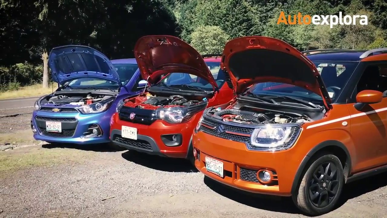 Comparativo: Suzuki Ignis vs FIAT Mobi vs Chevrolet Spark - YouTube