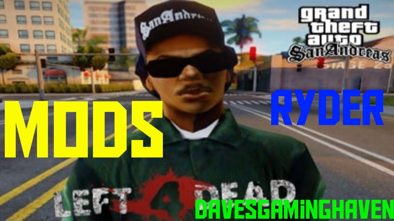 Playing as RYDER from GTA SAN ANDREAS on Left 4 Dead 2 - YouTube