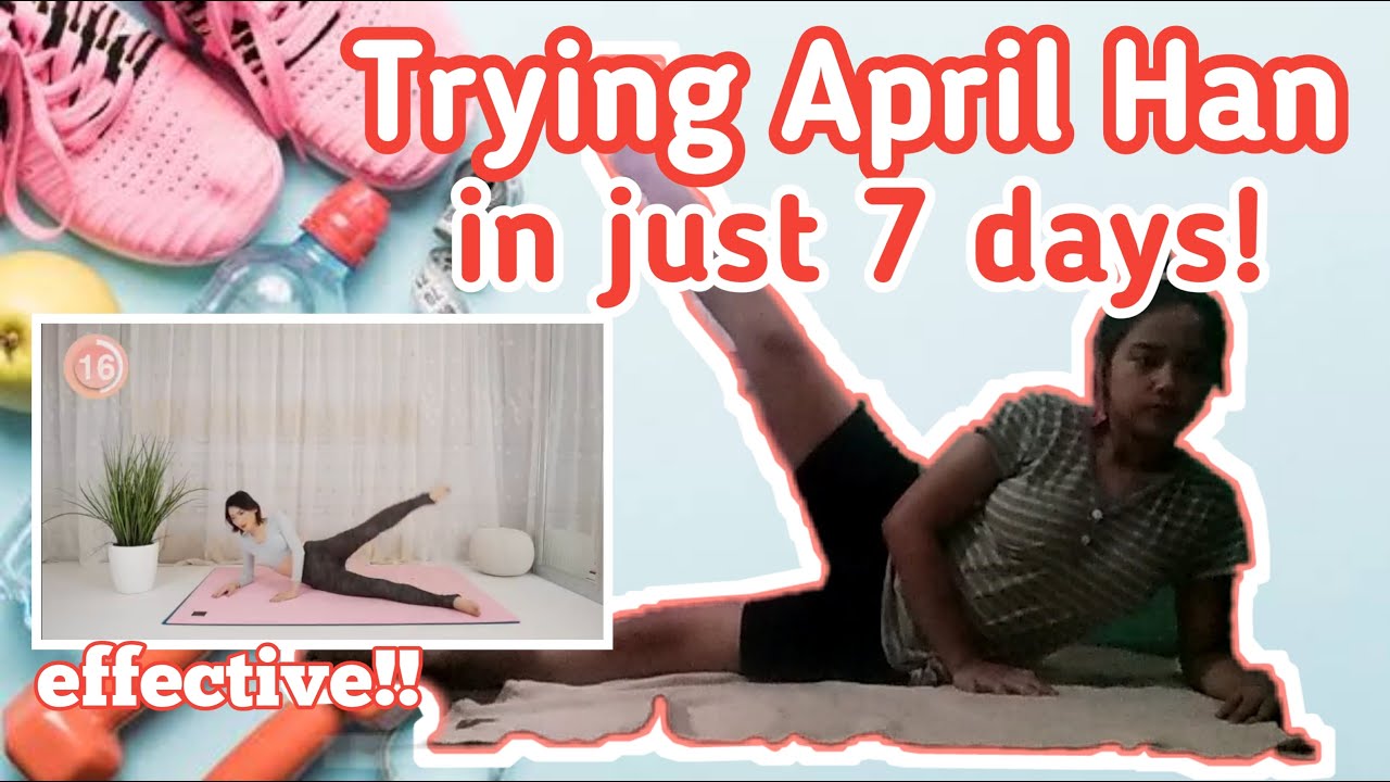 I tried April Han | Slim thighs in just 7 days! (effective) - YouTube