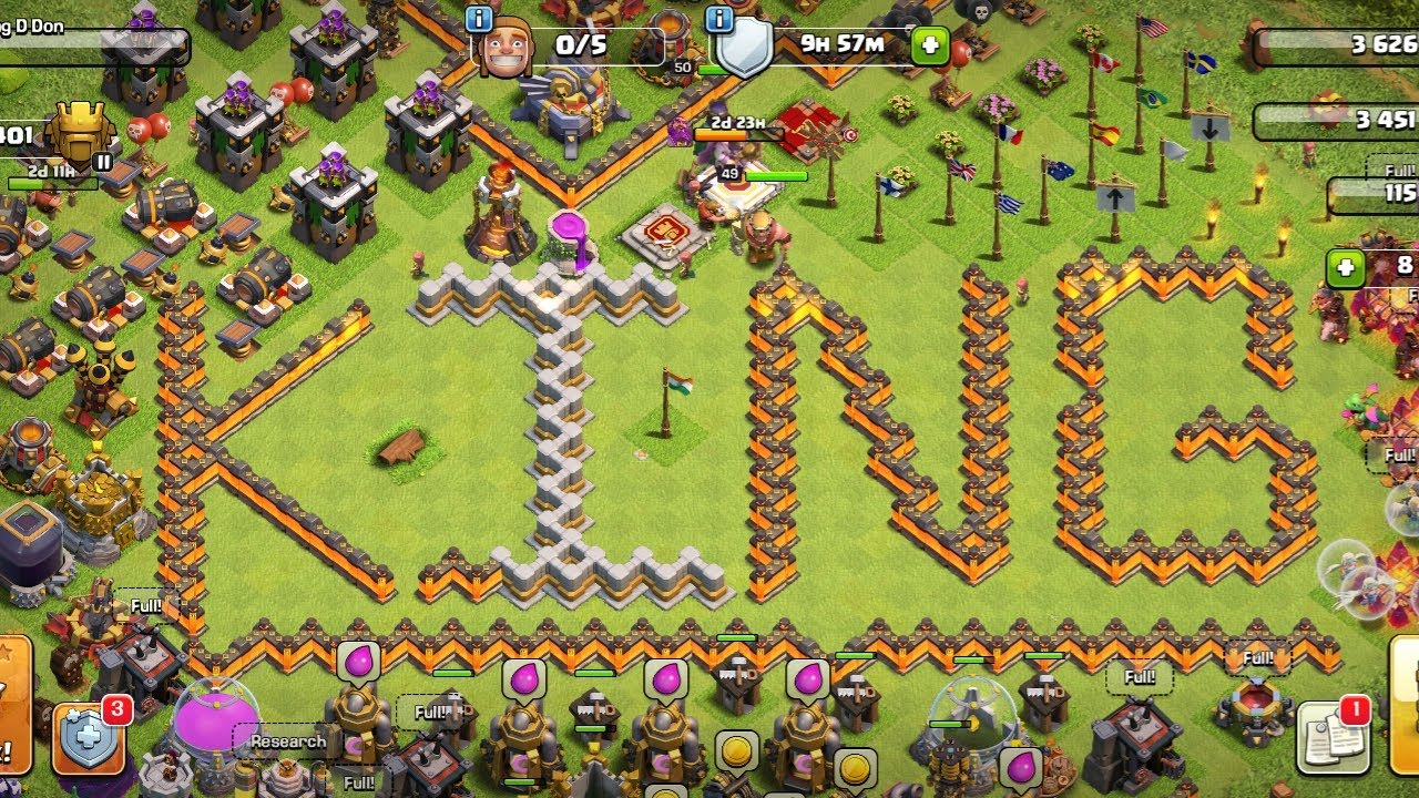 COC WAR ATTACK || CLASH OF CLAN || COC || Satya gaming - YouTube