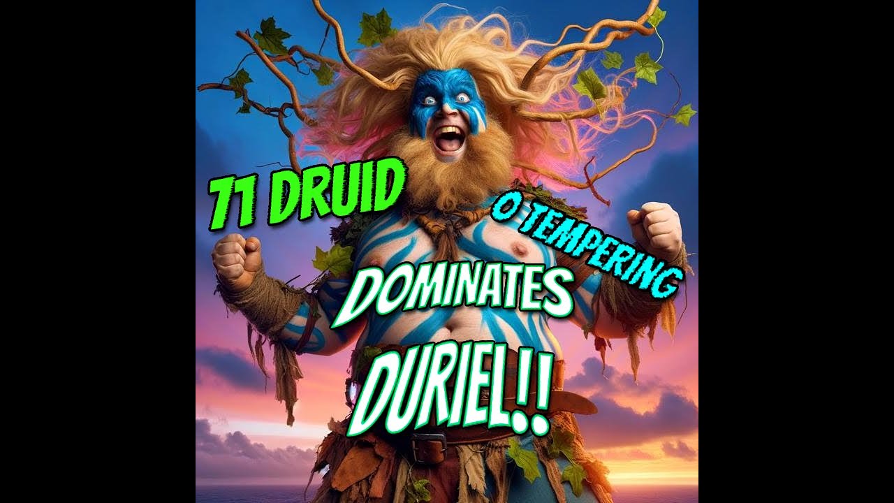 Diablo 4 - Lvl 71 Druid Dominates Duriel - YouTube