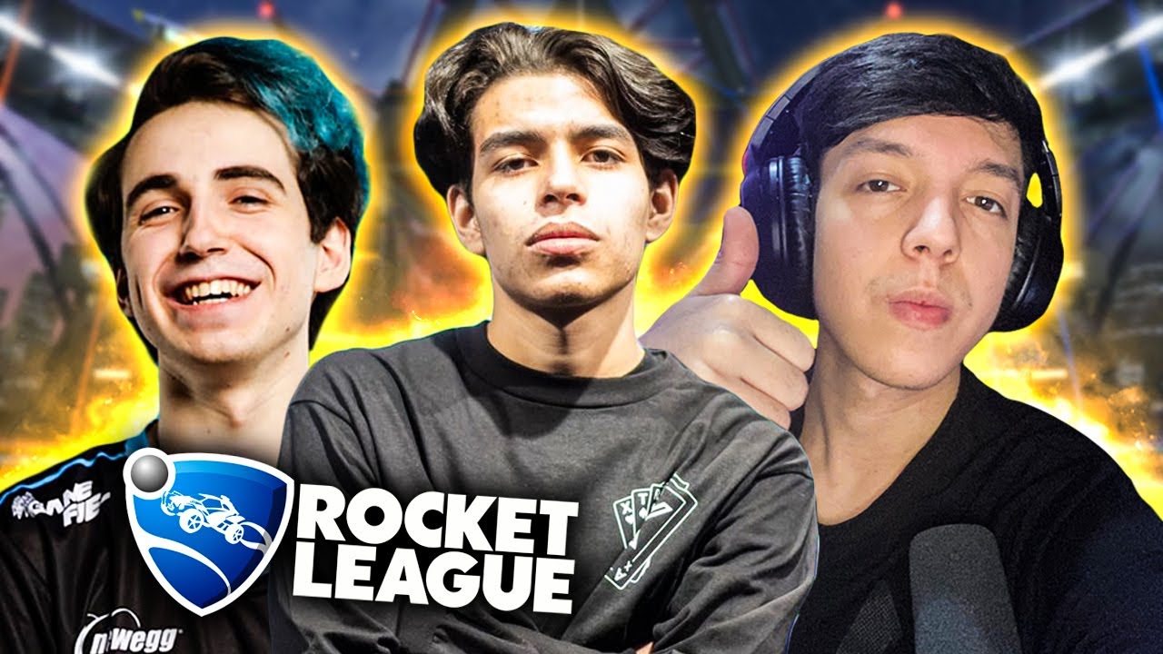 ASÍ ES JUGAR ROCKET LEAGUE CON 2 PRO PLAYERS DE FORTNITE - ALLIEGE Y ...