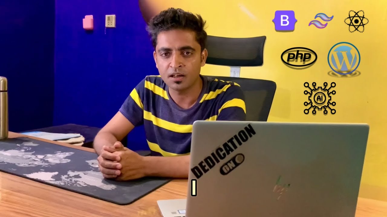 Full Stack Web Developer Introduction | Waqar Hussain | Bootstrap, Tailwind, React, PHP ...