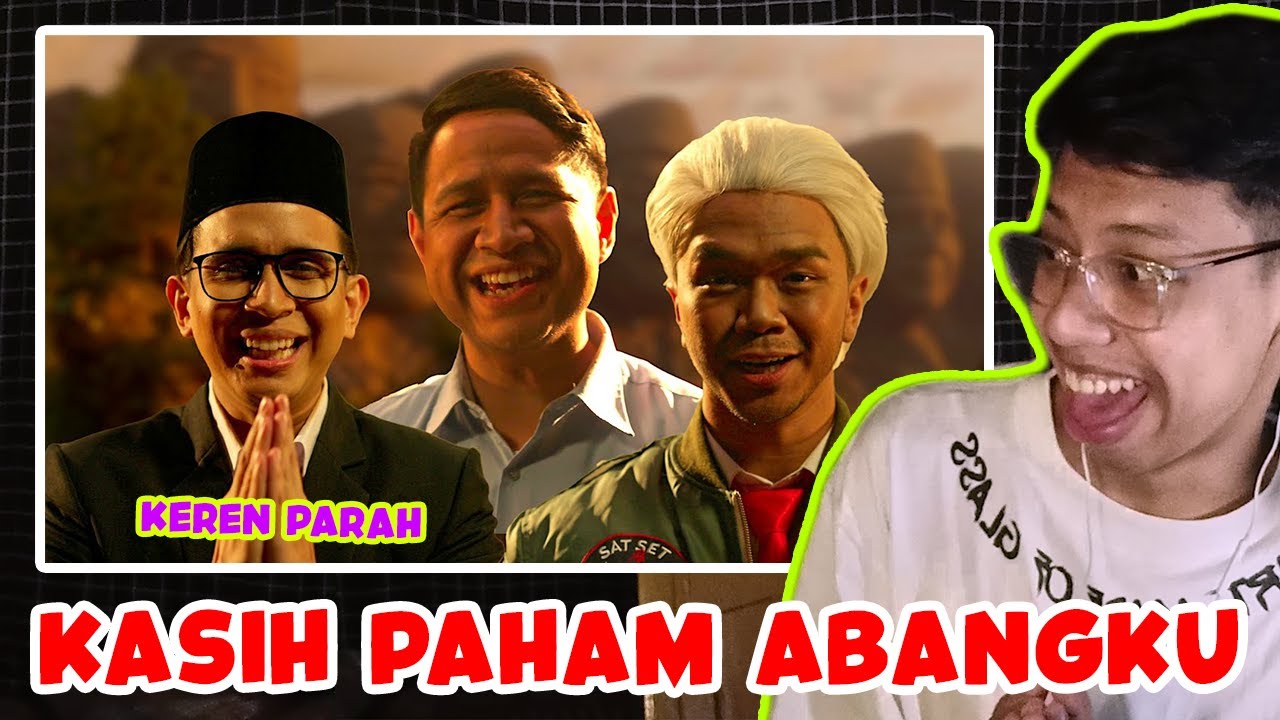 Reaction Epic Rap Battles Of Presidency 2024 Ganjar Anis Prabowo Kena ...