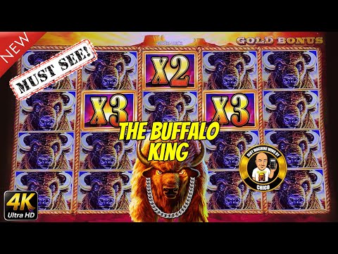 MUST SEE! The Buffalo King Destroys Buffalo Slot Machines