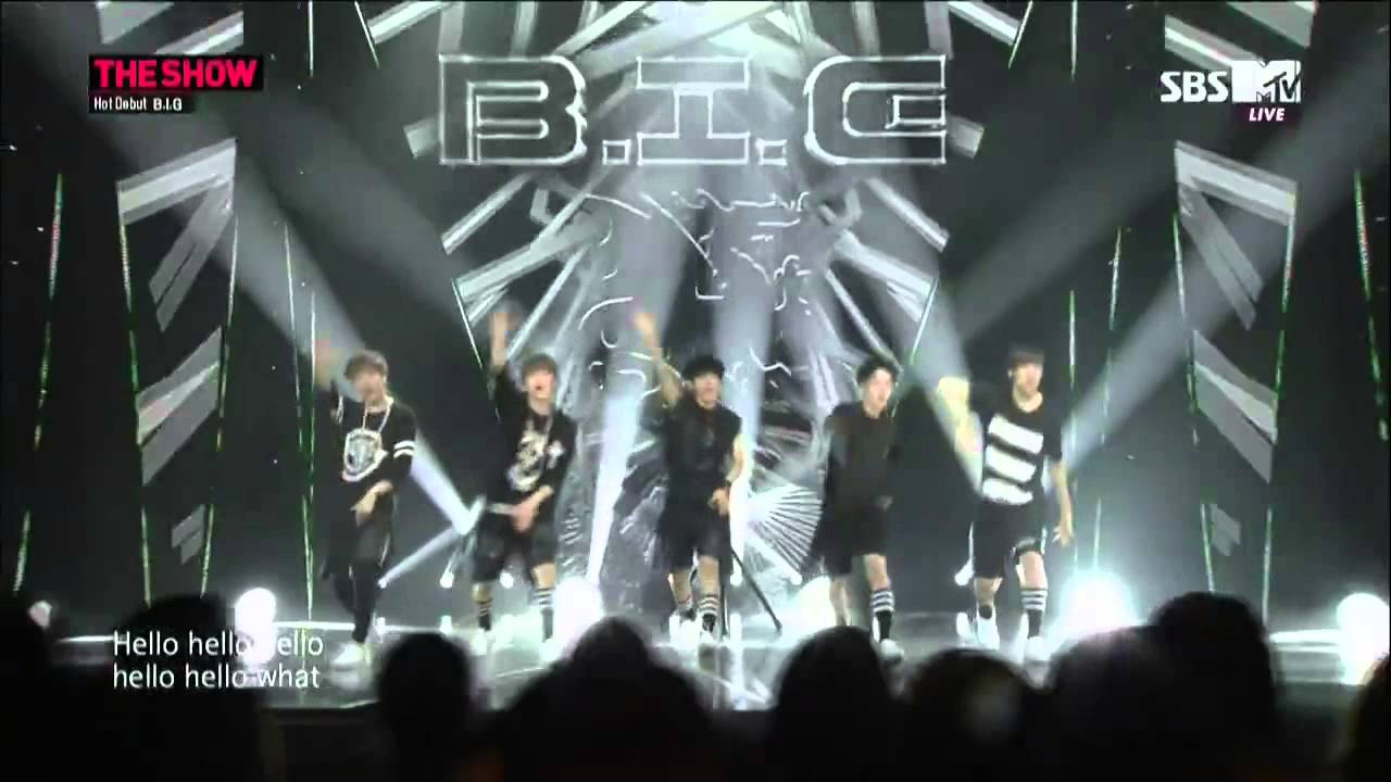 [140708] B.I.G(비아이지) Intro + 안녕하세요(Hello) @ SBS MTV The Show (Debut ...