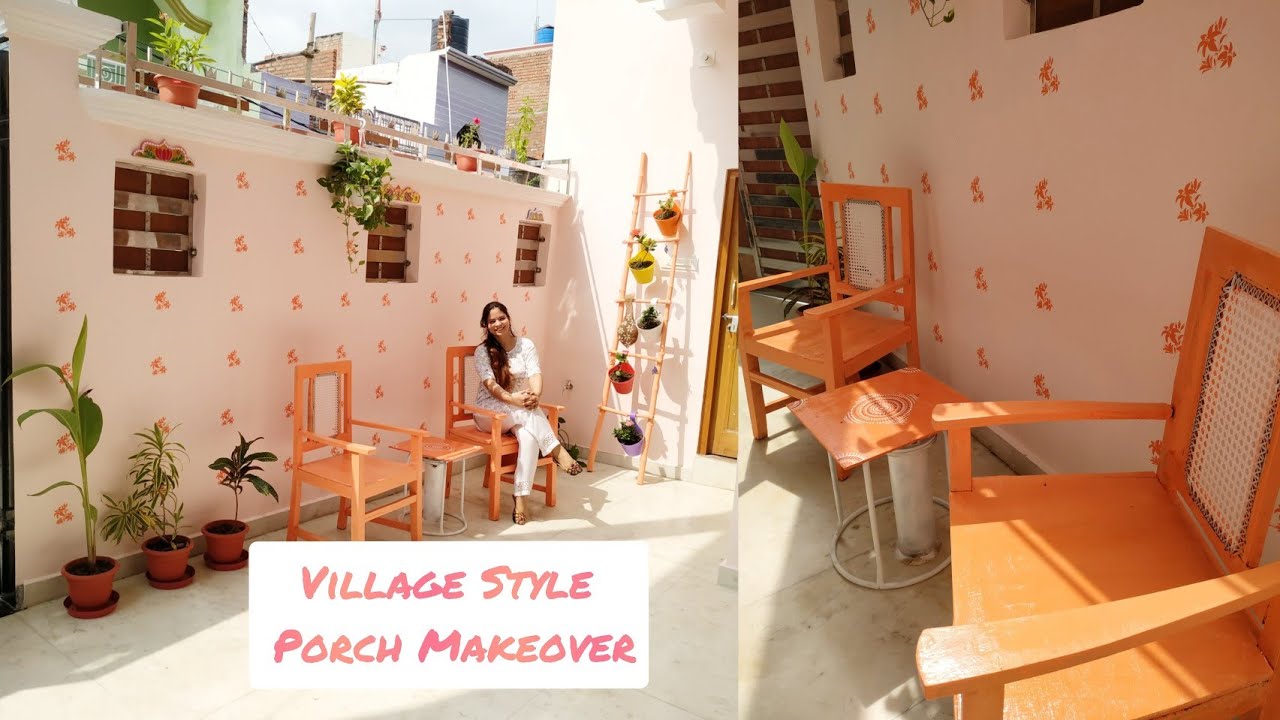 Beautiful Village Style Porch Makeover|| All About Lifestyle || - YouTube