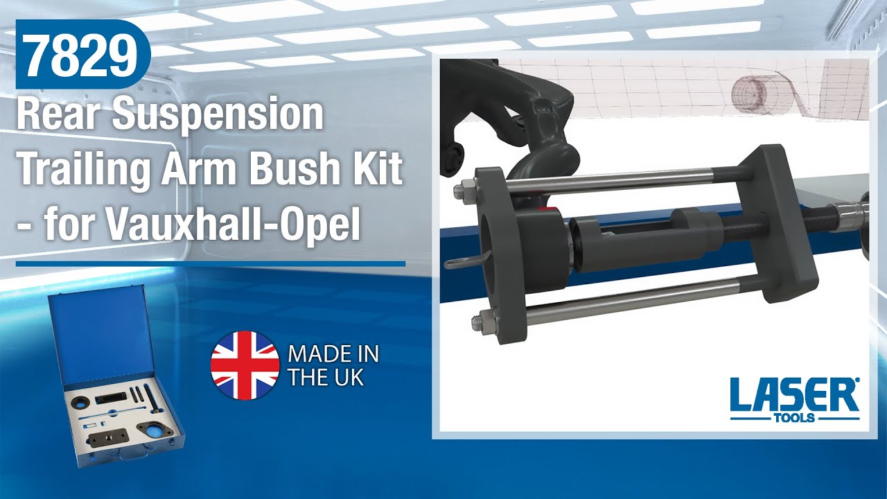 7829 | Rear Suspension Trailing Arm Bush Kit - for Vauxhall/Opel - YouTube