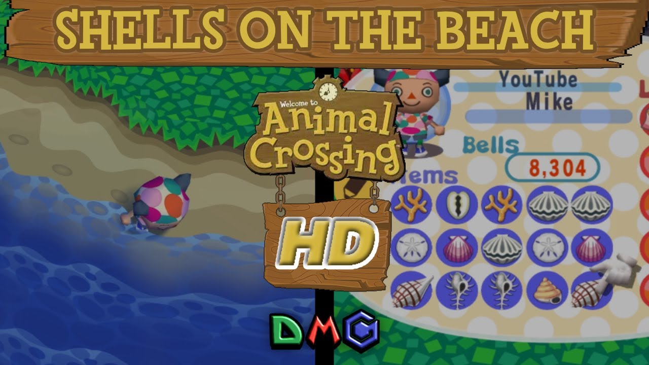 Animal Crossing - Shells On The Beach | HD Texture Pack | Widescreen ...