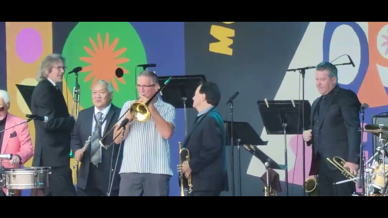 Legendary Pete Escovedo at the 2025 Monterey Jazz Festival with his ...