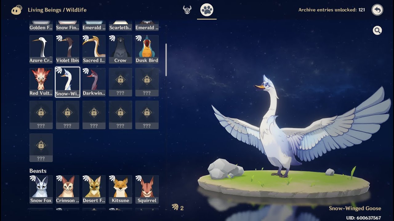 Genshin Impact Snow-Winged Goose Location - YouTube