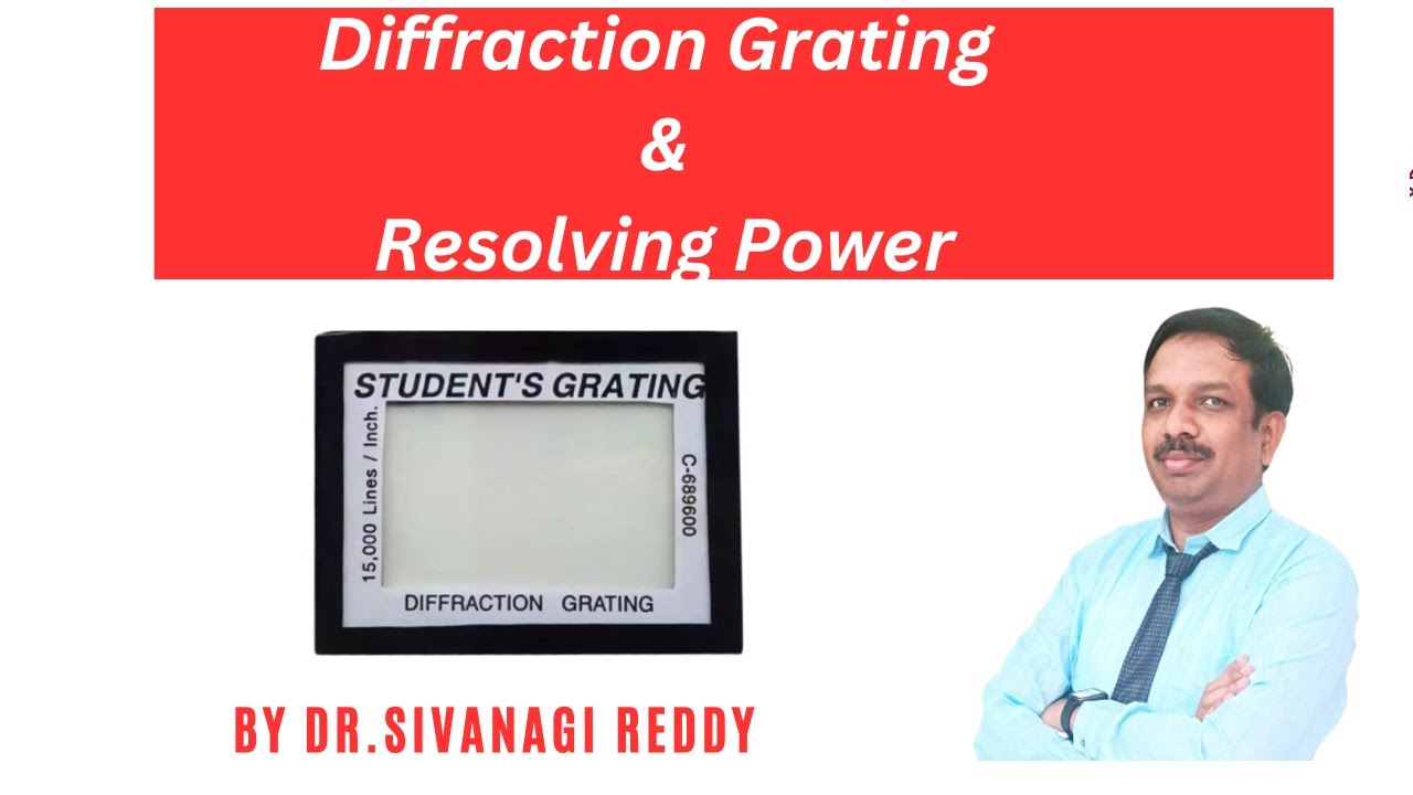 Diffraction Grating and Resolving Power #anrk #ap - YouTube
