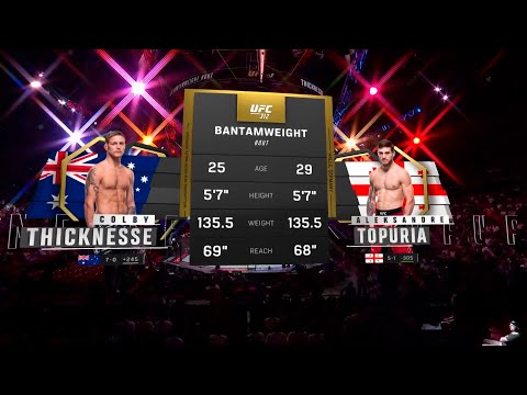Александр Топурия vs Колби Тикнесс | Полный бой