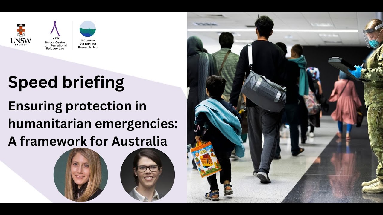 Speed briefing - Ensuring protection in humanitarian emergencies: A ...