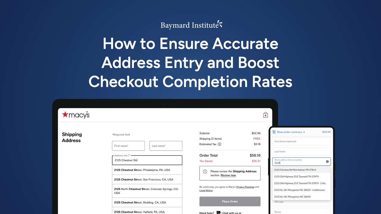 How to Ensure Accurate Address Entry and Boost Checkout Completion ...