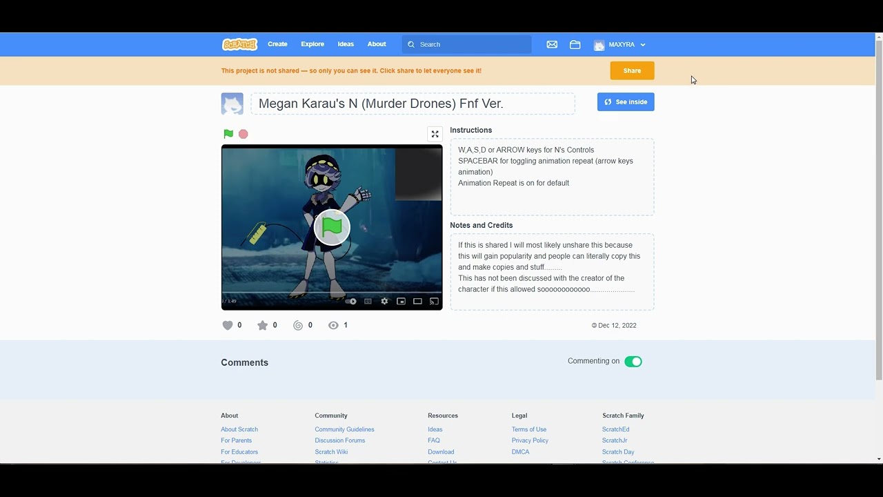 Sharing a scratch project. (check description) - YouTube